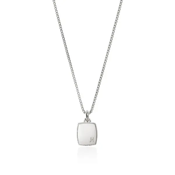 John Hardy Tag Diamond Pendant Necklace