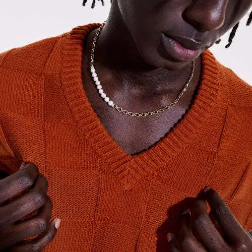 John Hardy Surf Necklace With Pearl And Diamonds