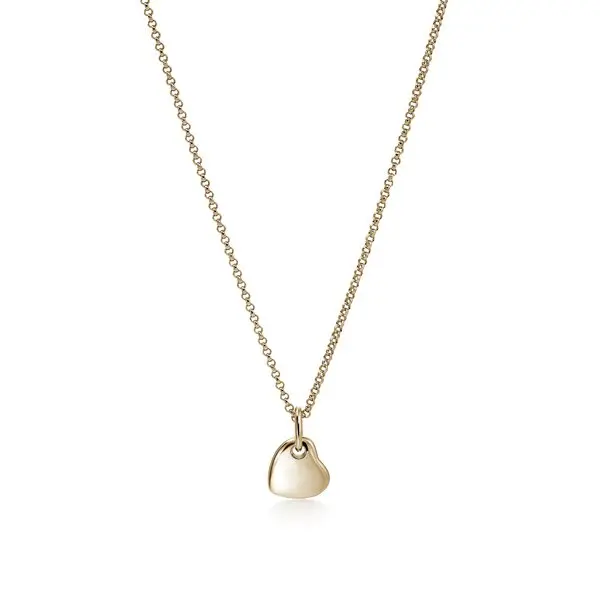 John Hardy Pebble Heart Necklace With Diamonds