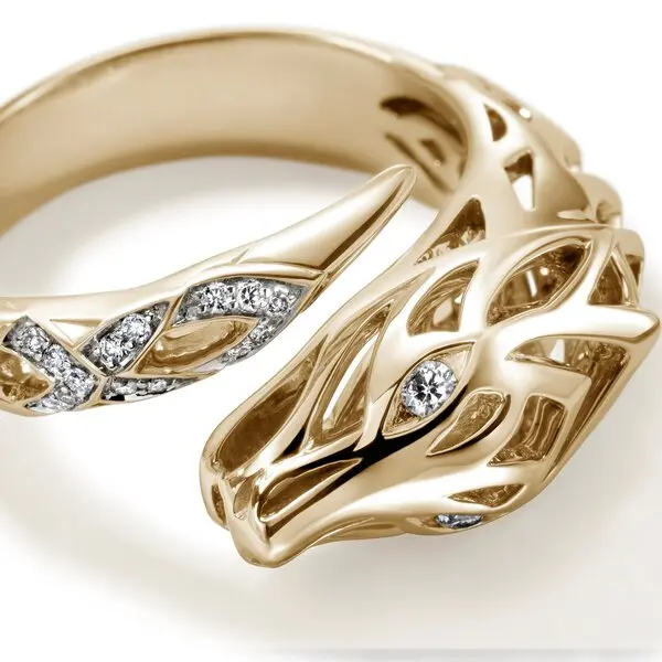 John Hardy Naga Diamond Ring