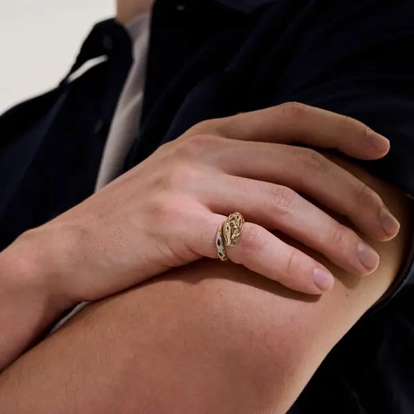 John Hardy Naga Diamond Ring