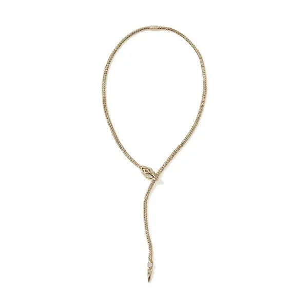 John Hardy Naga Y Necklace - Gold