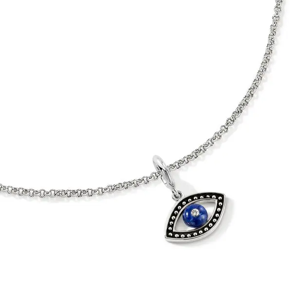 John Hardy Evil Eye Pendant With Lapis Lazuli And Diamonds - Sterling Silver