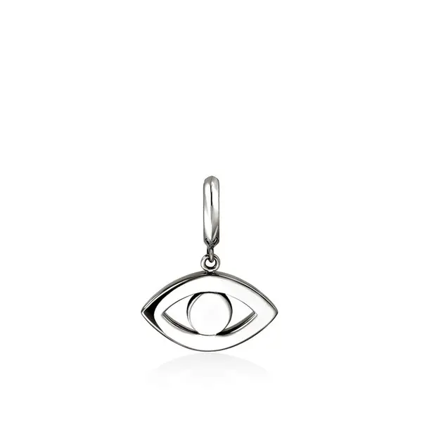 John Hardy Evil Eye Pendant With Lapis Lazuli And Diamonds - Sterling Silver