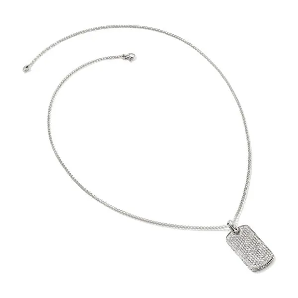 John Hardy Tag Necklace, 2mm
