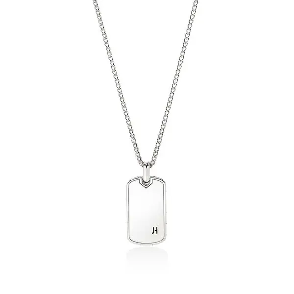 John Hardy Tag Necklace, 2mm