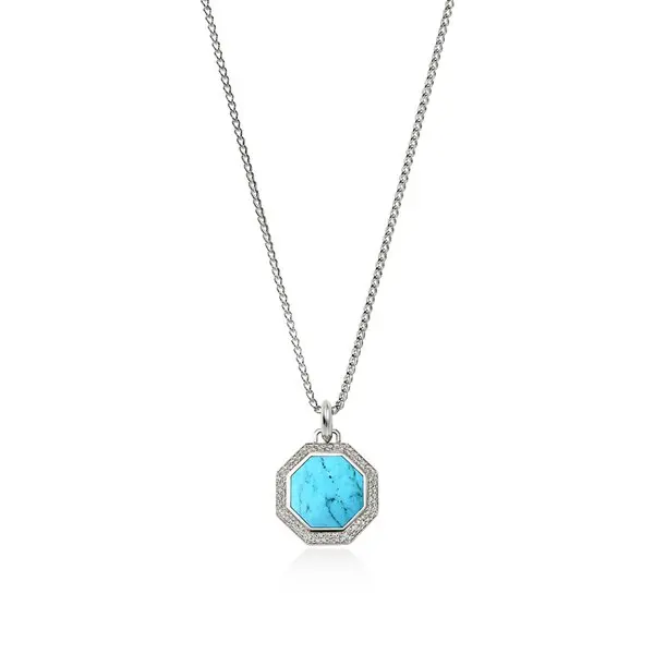 John Hardy Tag Necklace Diamonds