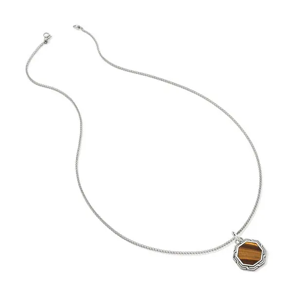 John Hardy Tag Sterling Necklace