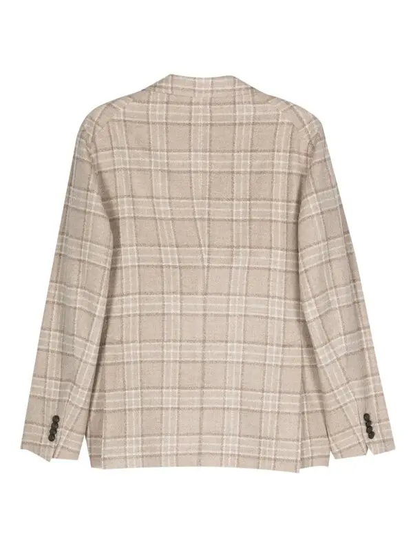 Tagliatore Virgin-wool-blend Checked Blazer