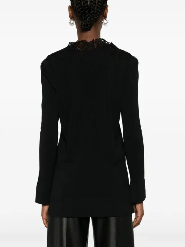 Ermanno Scervino Lace Trim Knitted T-shirt