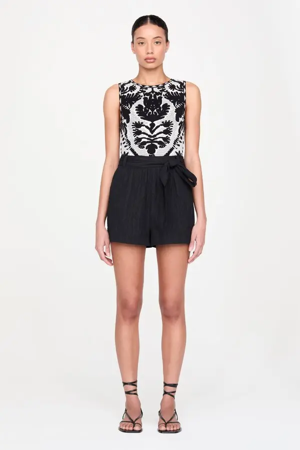 MARIE OLIVER Melba Tank - Obsidian