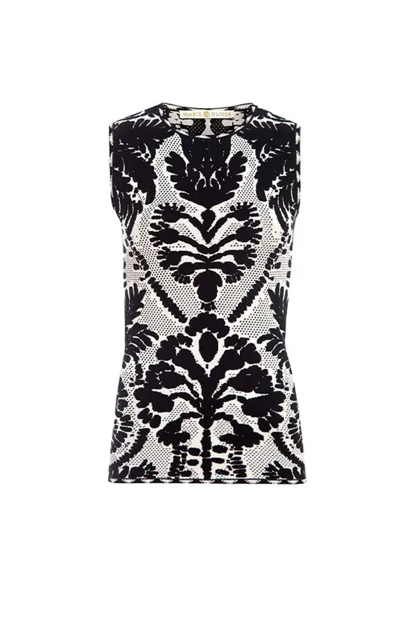 MARIE OLIVER Melba Tank - Obsidian