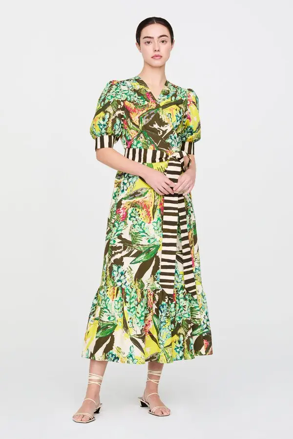 MARIE OLIVER Rita Wrap Dress - Eden