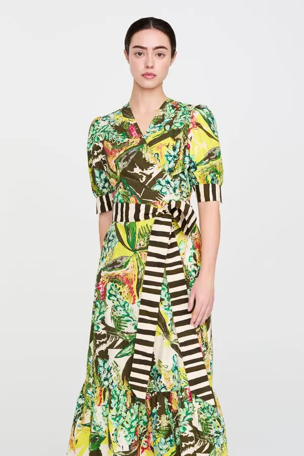 MARIE OLIVER Rita Wrap Dress - Eden