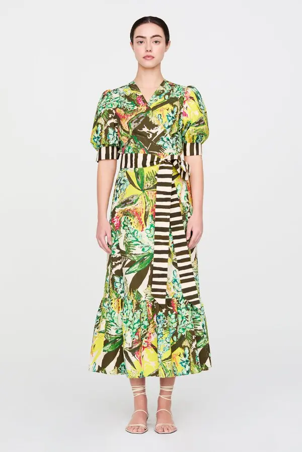 MARIE OLIVER Rita Wrap Dress - Eden