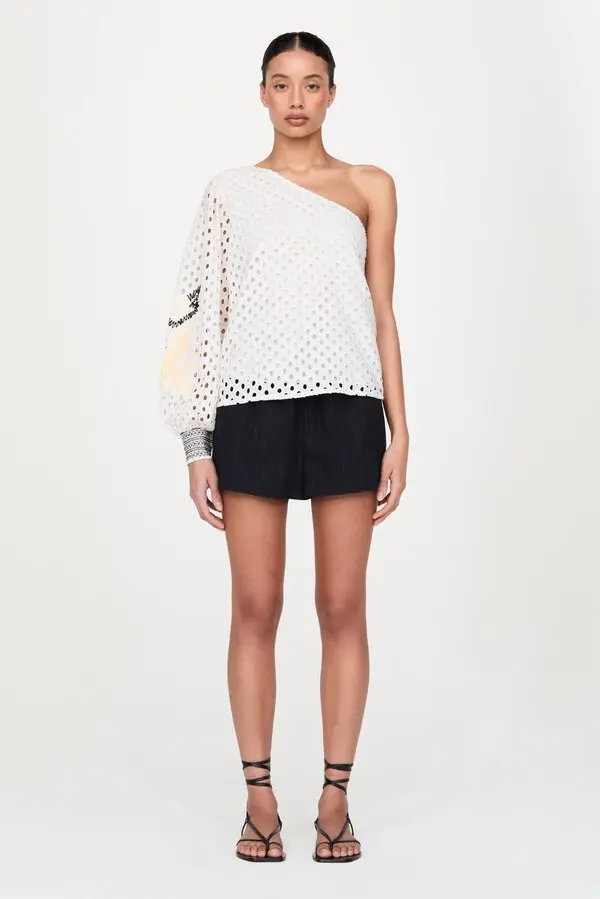 MARIE OLIVER Tish Eyelet Top