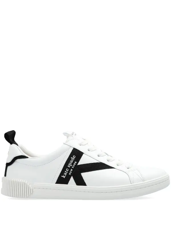 Kate Spade New York Signature Low Top Sneakers - White