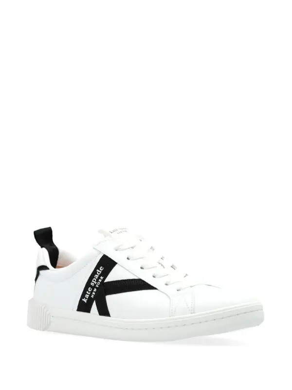 Kate Spade New York Signature Low Top Sneakers - White