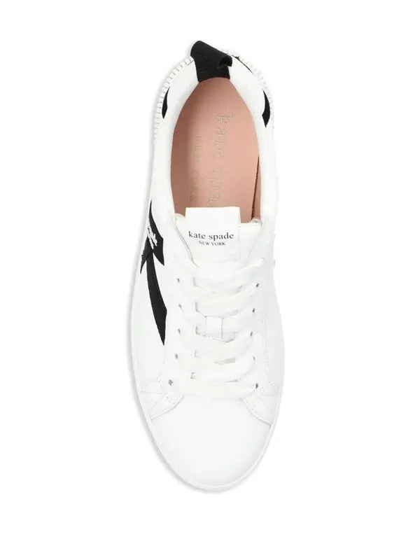 Kate Spade New York Signature Low Top Sneakers - White