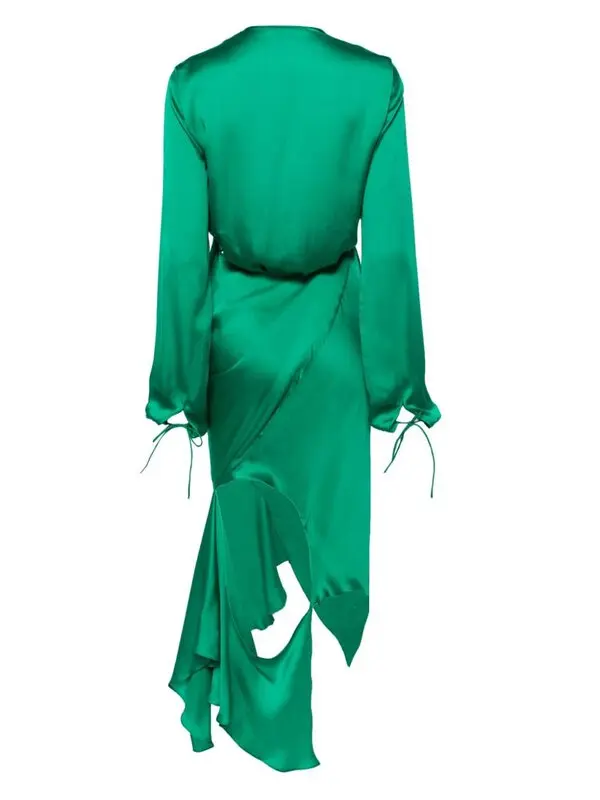 Acne Studios Cut-out Silk Dress