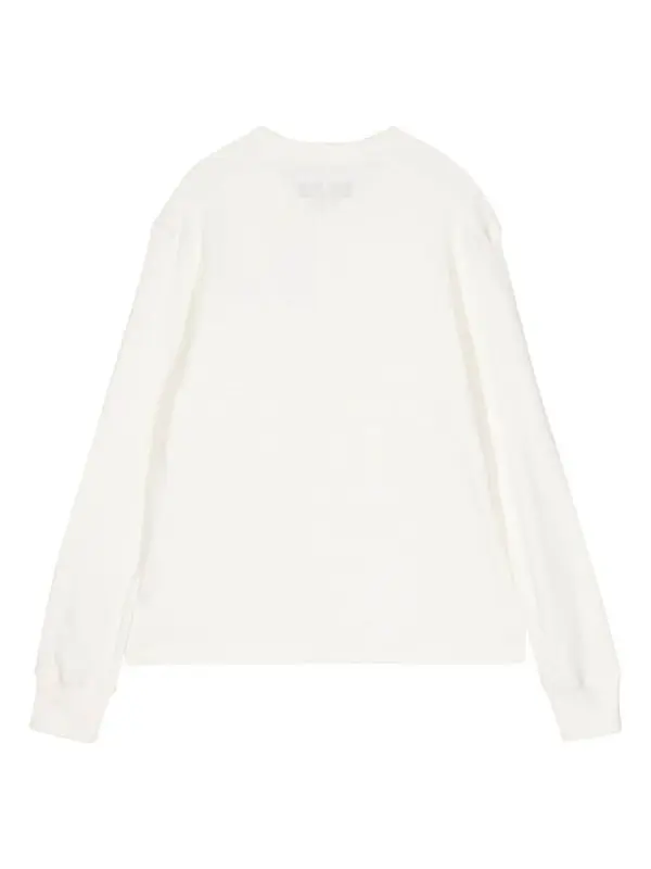 Rag Bone Waffle-Knit Long-Sleeve T-Shirt In White 10% Off