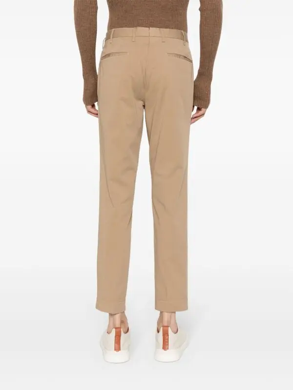 Incotex Tapered Cotton Chino Trousers - Brown