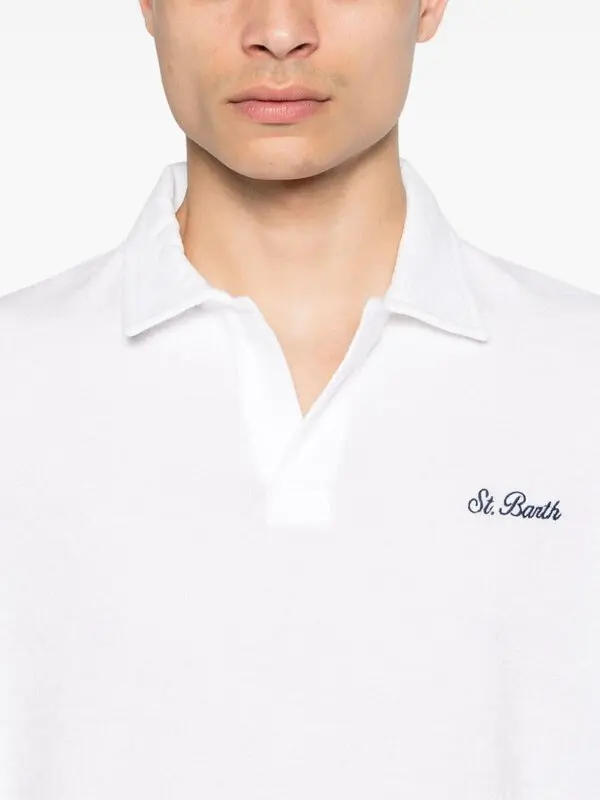 MC2 SAINT BARTH Jeremy Terry-cloth Polo Shirt