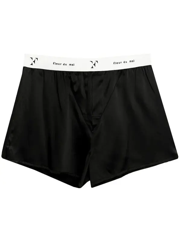 Fleur Du Mal Boxer Shorts - Black