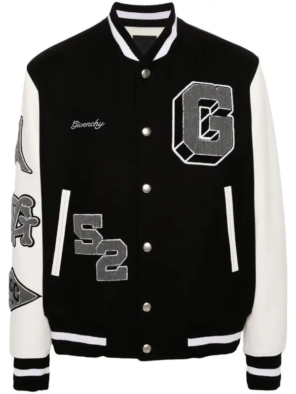 Givenchy Colour-block Bomber Jacket - Black