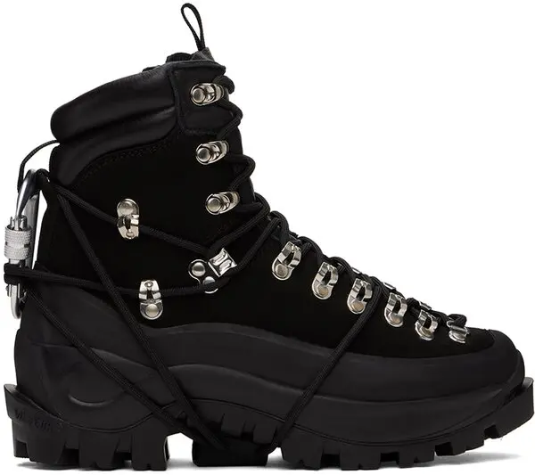 Heliot Emil Hiking Boots In Black - 26% Off | Editorialist