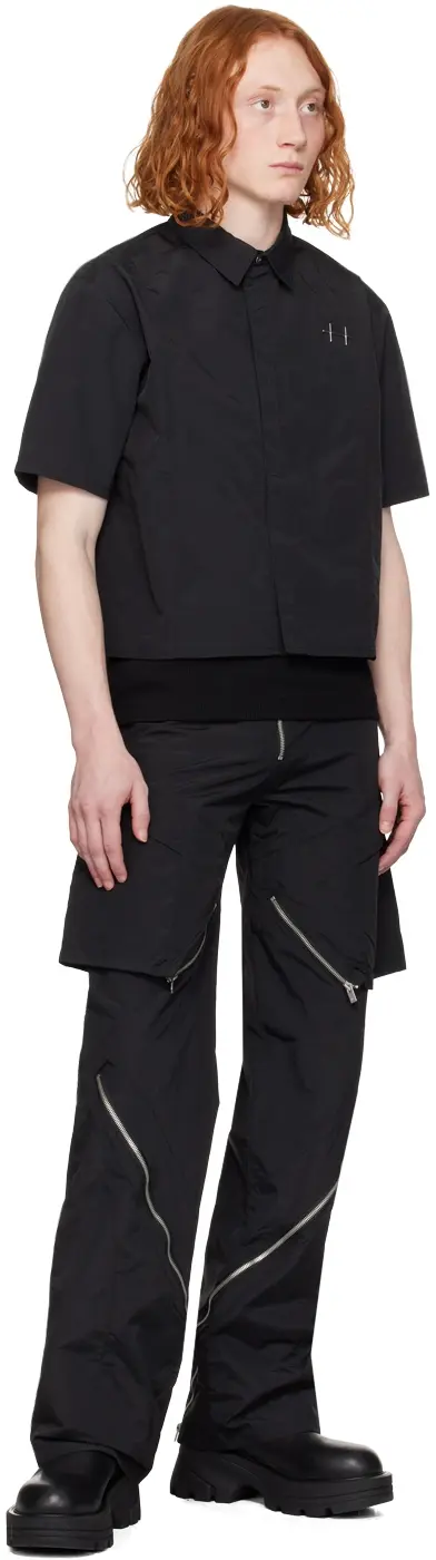 Heliot Emil Stratum Cargo Pants In Black - 60% Off | Editorialist