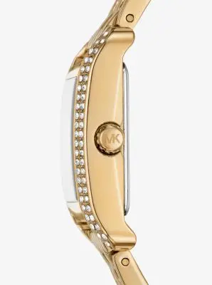 Michael Kors Mini Monroe Pavé -tone Watch