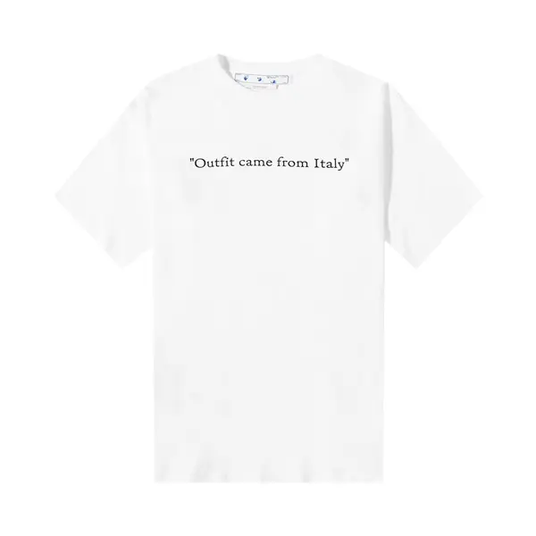 Off-White From Italy Skate Tee /black