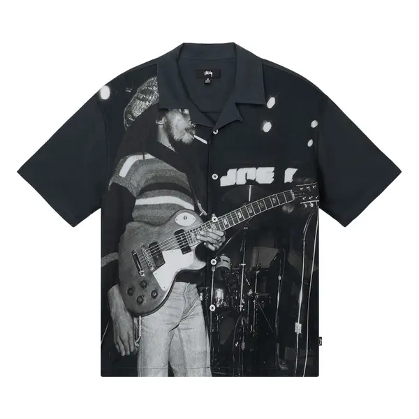StÜssy Bob Marley Open Collar Shirt