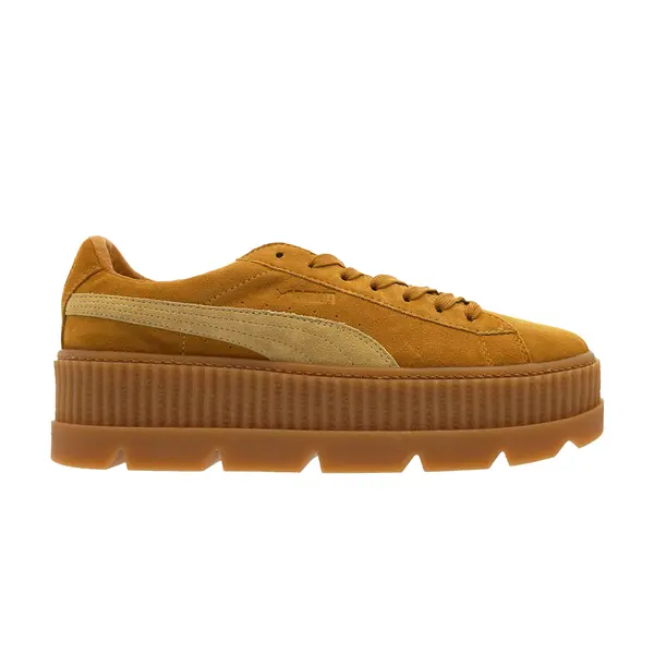 PUMA Fenty X Cleated Creeper Suede Sneakers - Brown