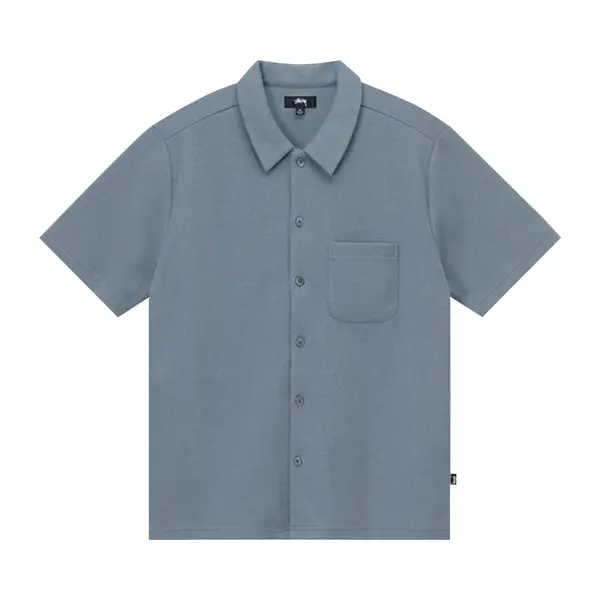 StÜssy Crepe Jersey Shirt 'slate - Grey