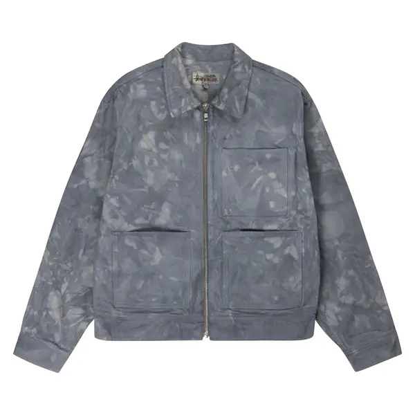 StÜssy Wonderland Hand-dyed Work Jacket - Grey