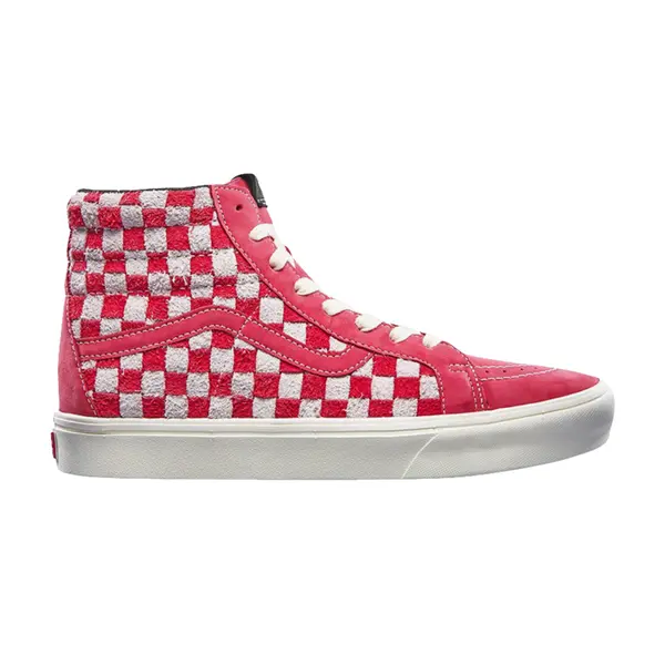 VANS Sk8-hi Reissue Lx Comfycush Hairy Suede Sneaker - Red