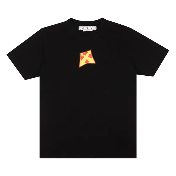 Off-White Thunder Slim Short-sleeve Tee /yellow - Black