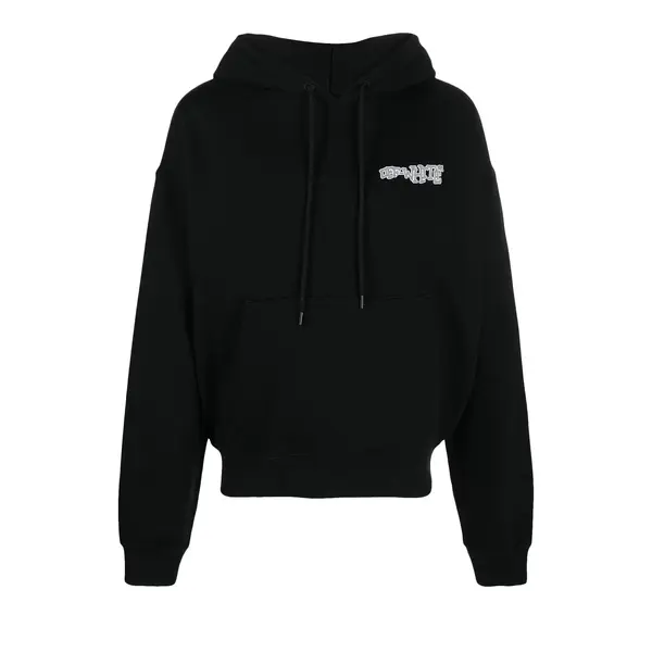 Off-White Carlos Arrow Over Hoodie - Black