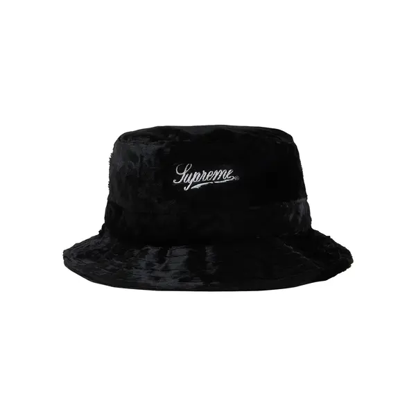 Supreme Crushed Velvet Crusher - Black