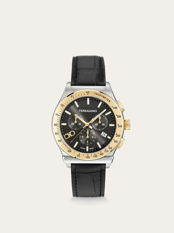 FERRAGAMO 1927 Chronograph Watch - Black