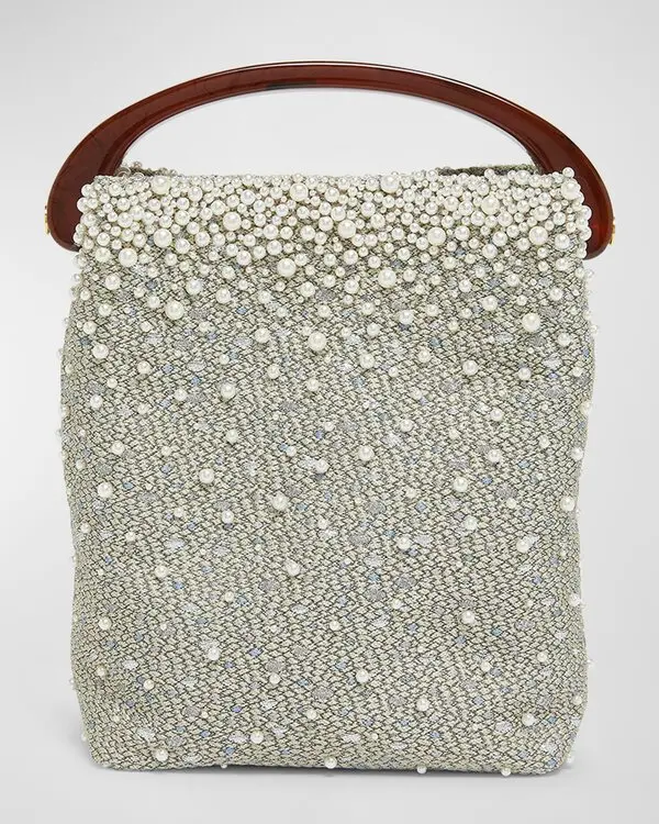 Dries Van Noten Crisp Pearly Top-handle Bag