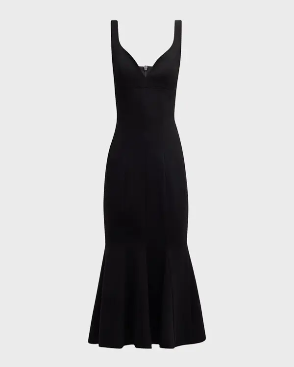 green emerald velvet dress Betsy & Adam Women's Sleeveless Satin Halter Sheath Dress, Red, 2