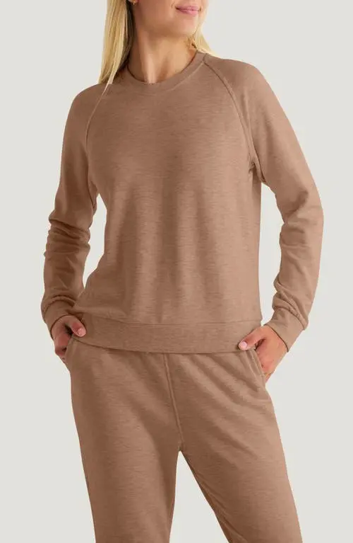 FREE FLY Lightweight Fleece Sweatshirt - Fossil