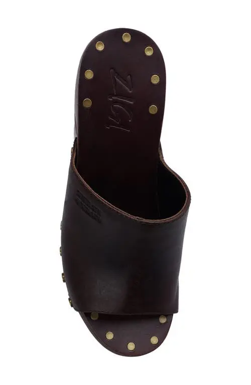 ZIGI Xyla Platform Sandals - Brown