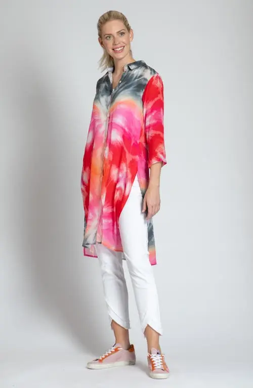 APNY Tie-dye Chiffon Tunic