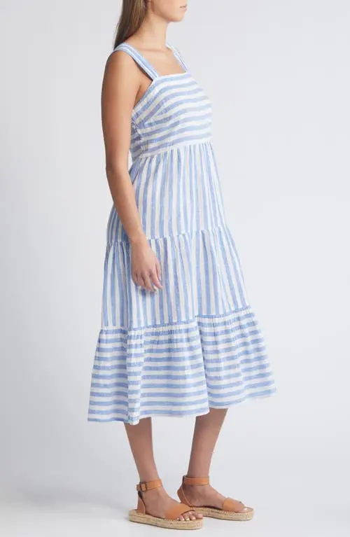 chinese dress ladies Women Linen Sun Dress Sleeveless Maxi Dress Casual Summer Flowy A Line  Swing Boho Vacation Beach Dresses Empire Waist Plus Size Loose Tunic House  Dresses with Pockets Sundresses 2025 Plus Size Outfits main image 1
