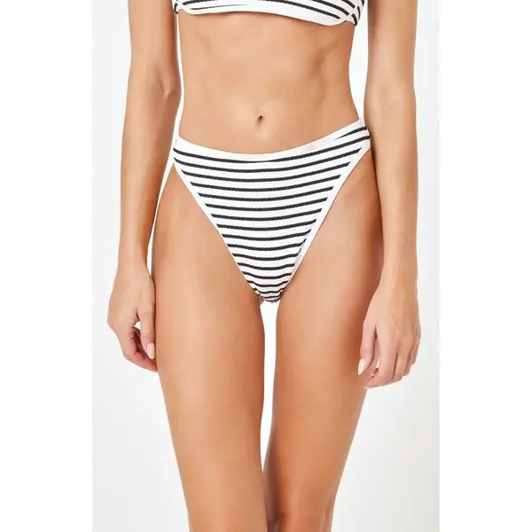 L*Space Nora Stripe Bitsy Bikini Bottoms - Sail Alng Strpe