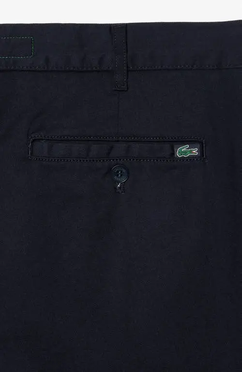 Lacoste Slim Fit Stretch Cotton Chinos - Hde Abysm